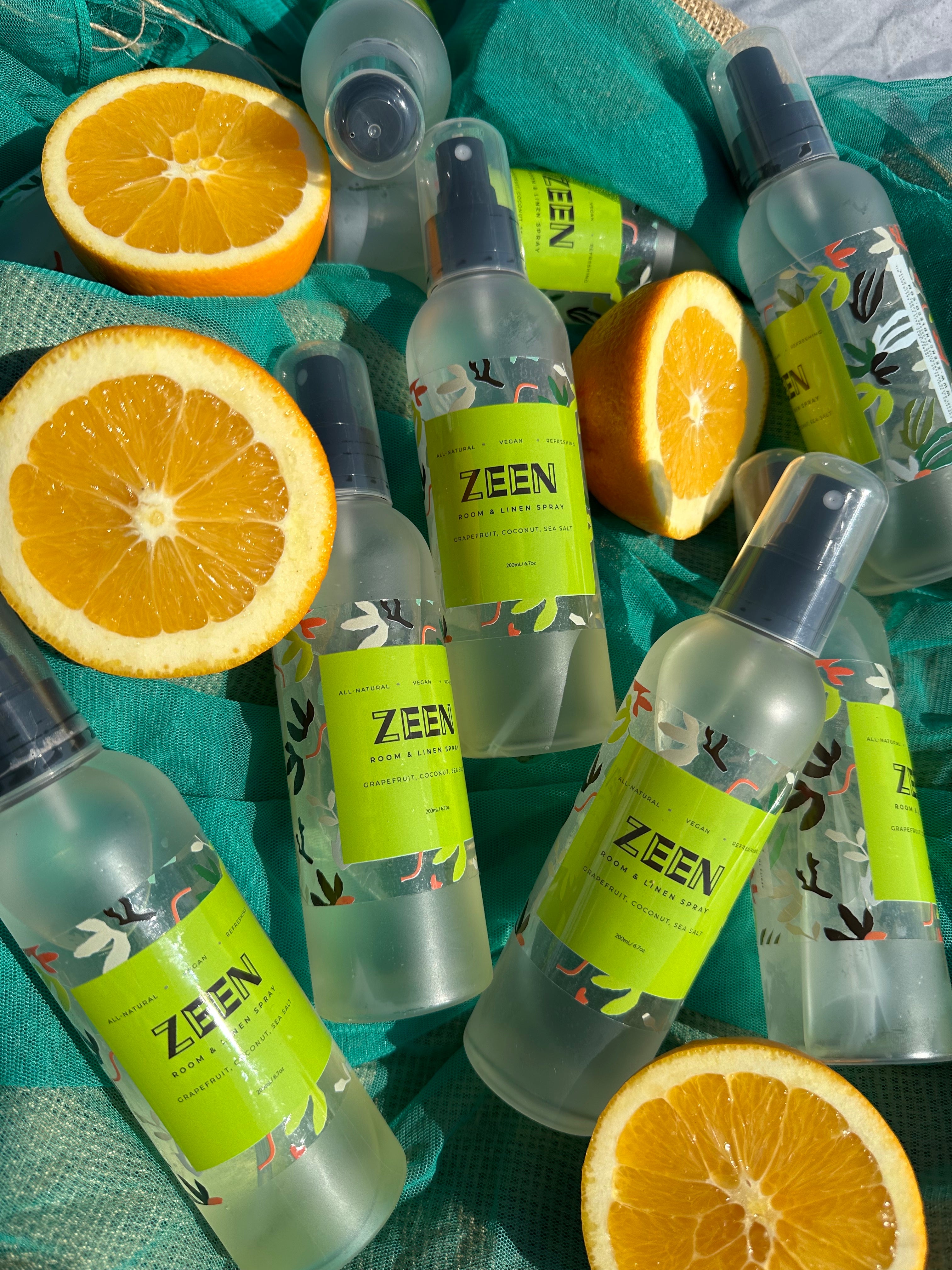 ZEEN Room Spray - Grapefruit Coconut Sea Salt – Zeen Candle Company